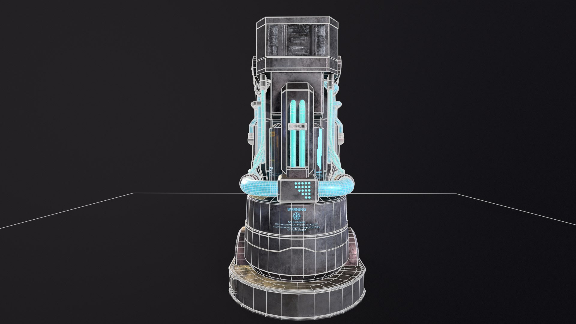 3D Cryopod Stasis Tube - TurboSquid 2198313