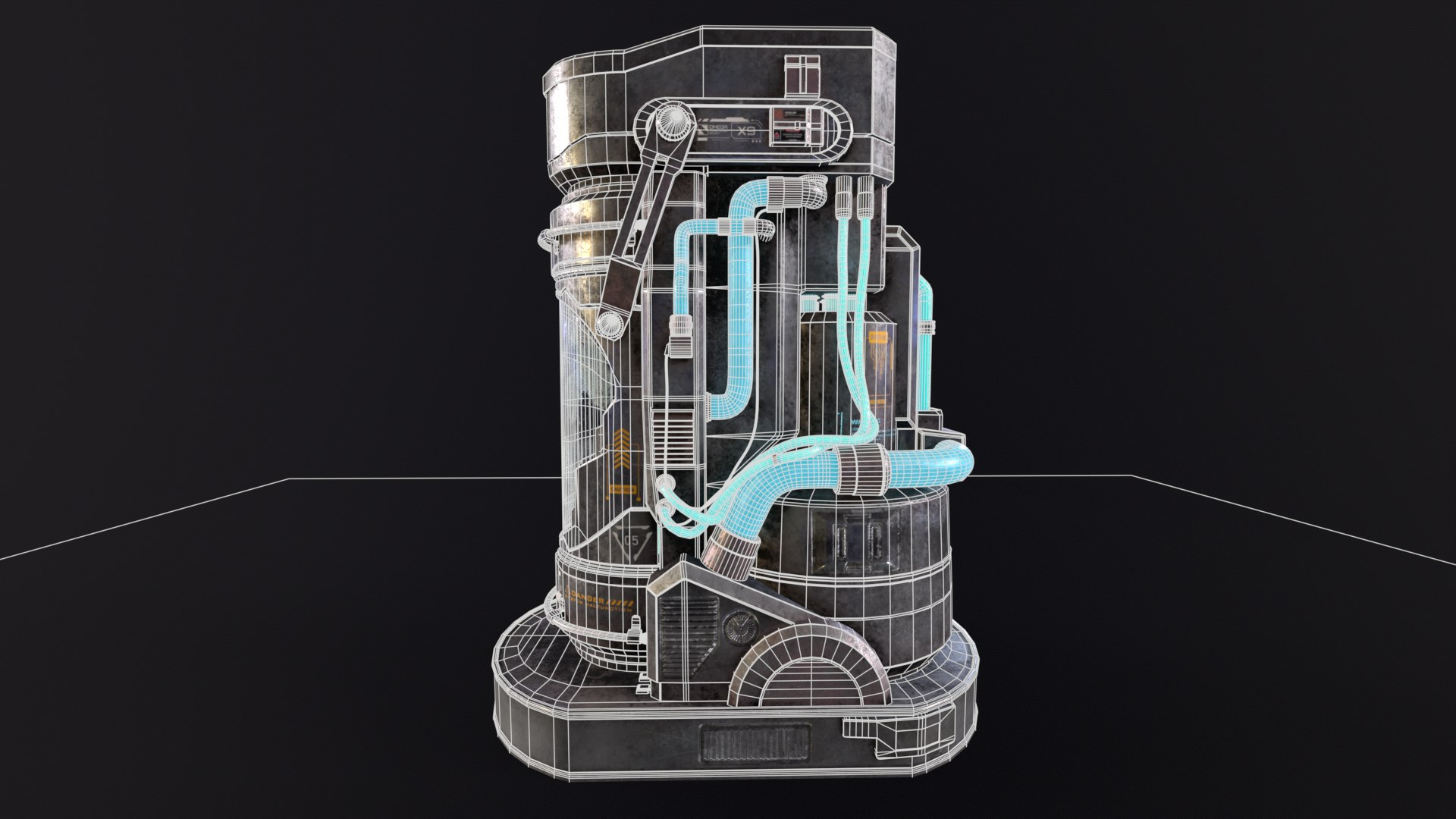 3D Cryopod Stasis Tube - TurboSquid 2198313