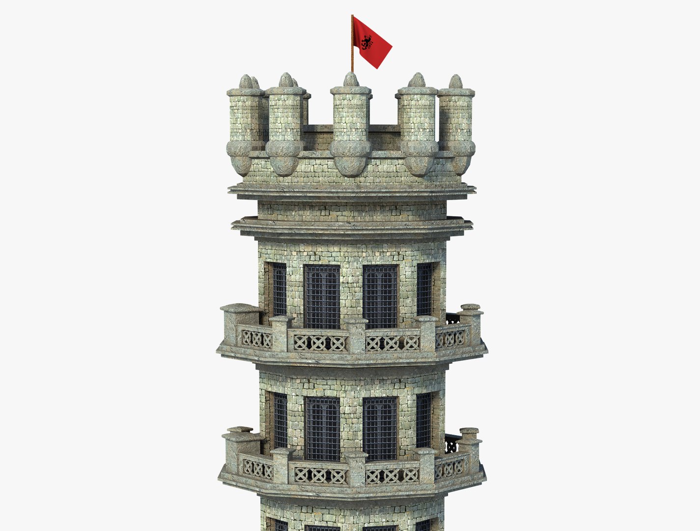 Medieval Tower Model - TurboSquid 1463784