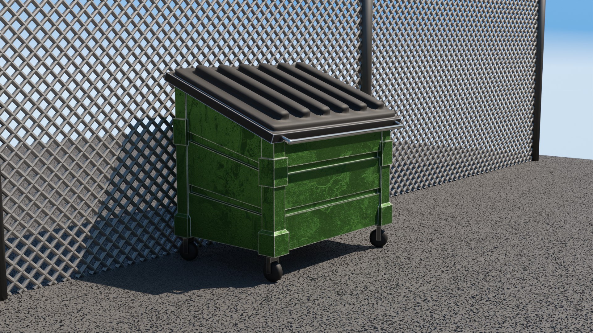 3D Stylized Garbage Container model - TurboSquid 1963708
