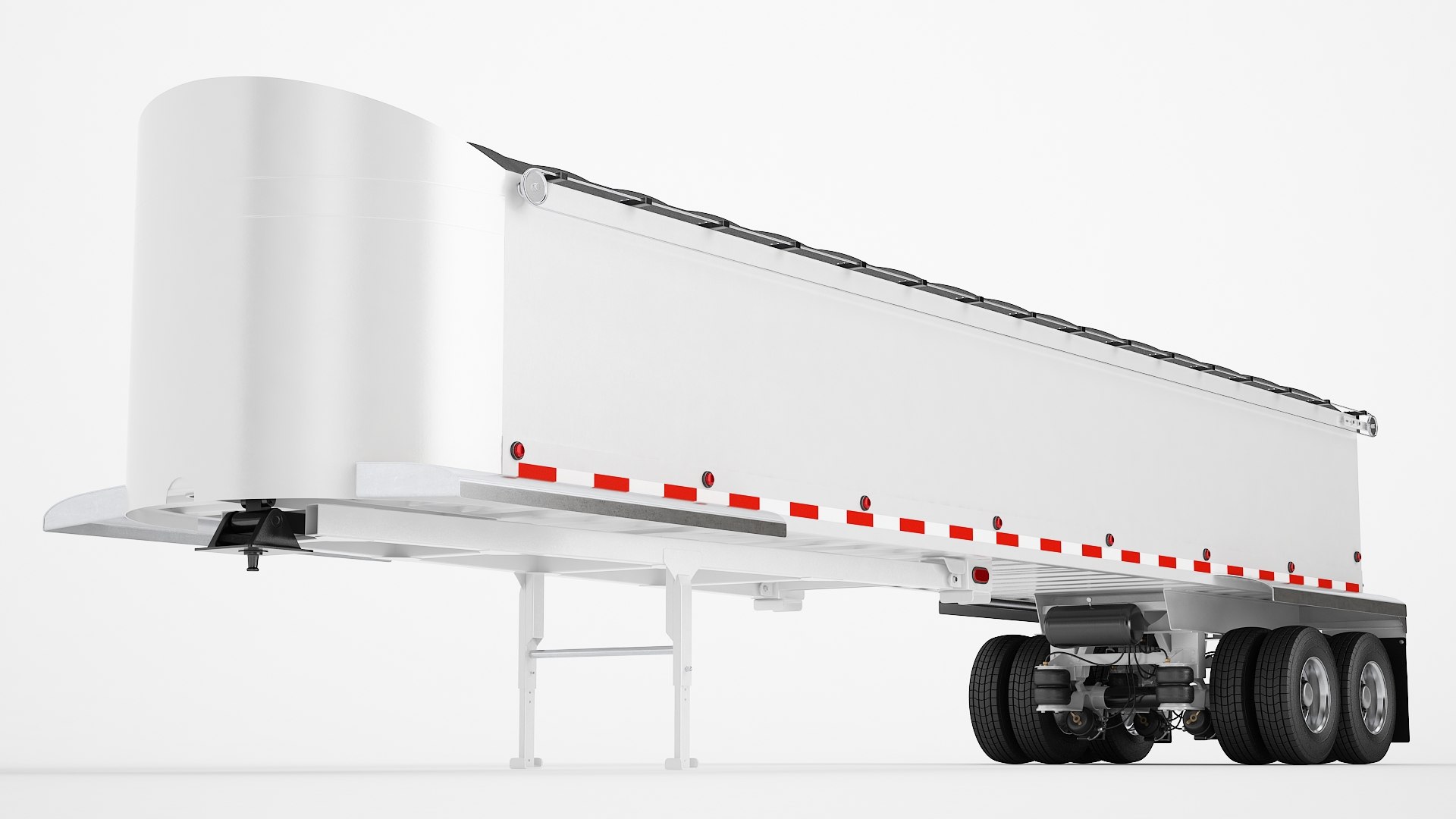 End Dump Trailer 01 3D Model - TurboSquid 2032044
