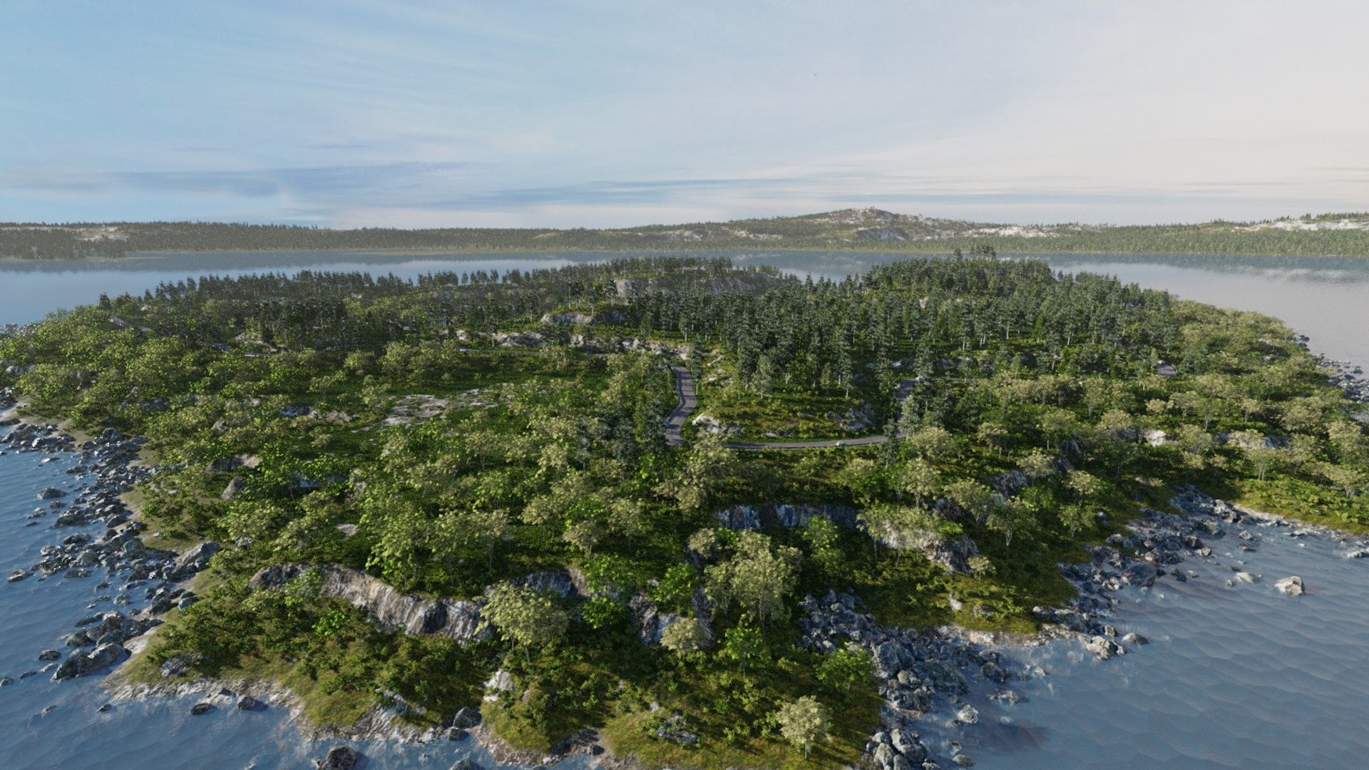 Lake Blender 3D Model - TurboSquid 1573914