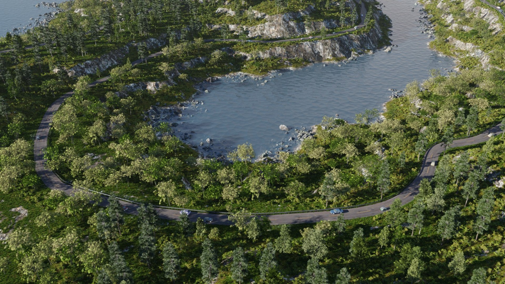 Lake Blender 3D Model - TurboSquid 1573914