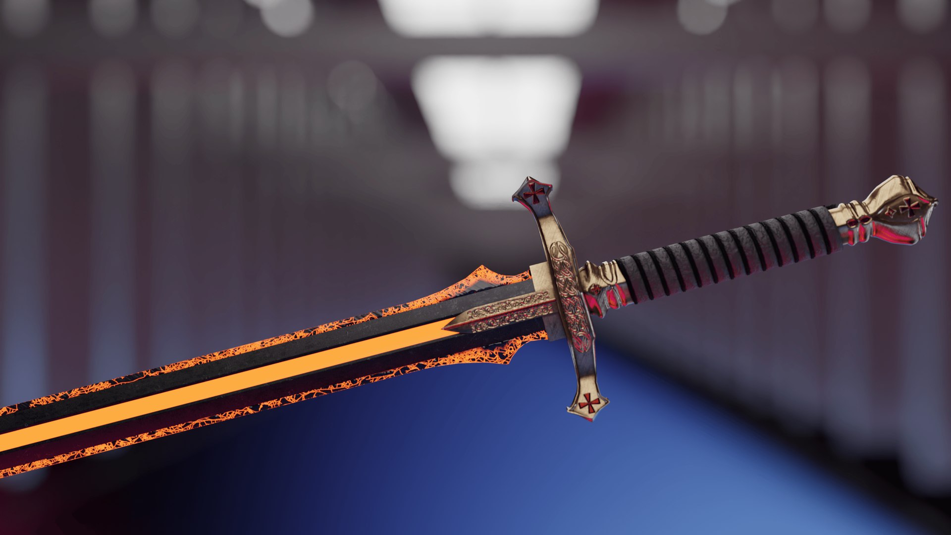 3D Wrath Sword Crusades - TurboSquid 2340511