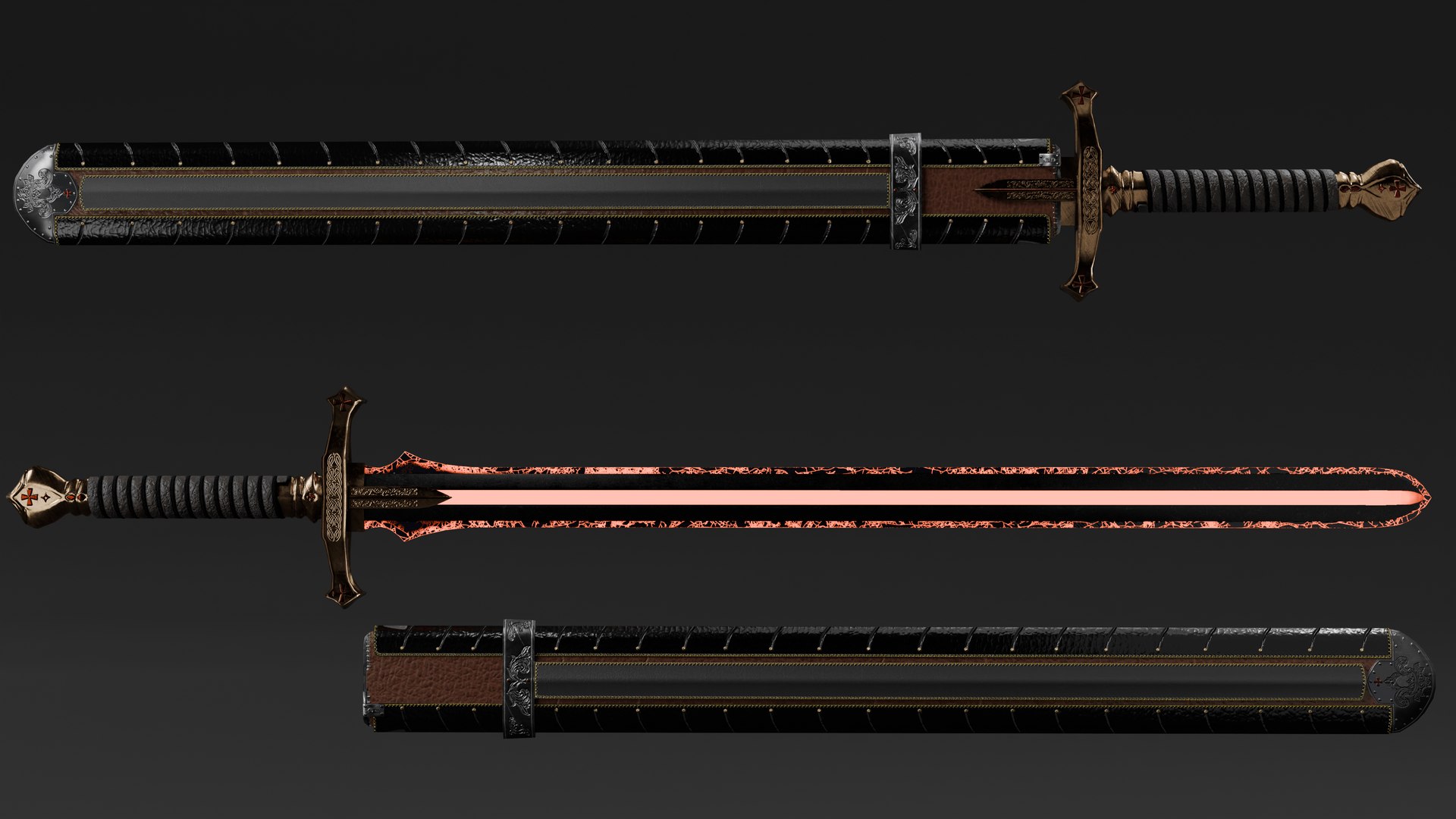 3D Wrath Sword Crusades - TurboSquid 2340511