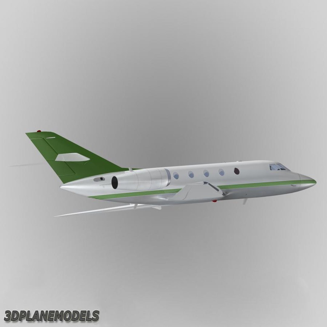 3d model dassault falcon 20 200