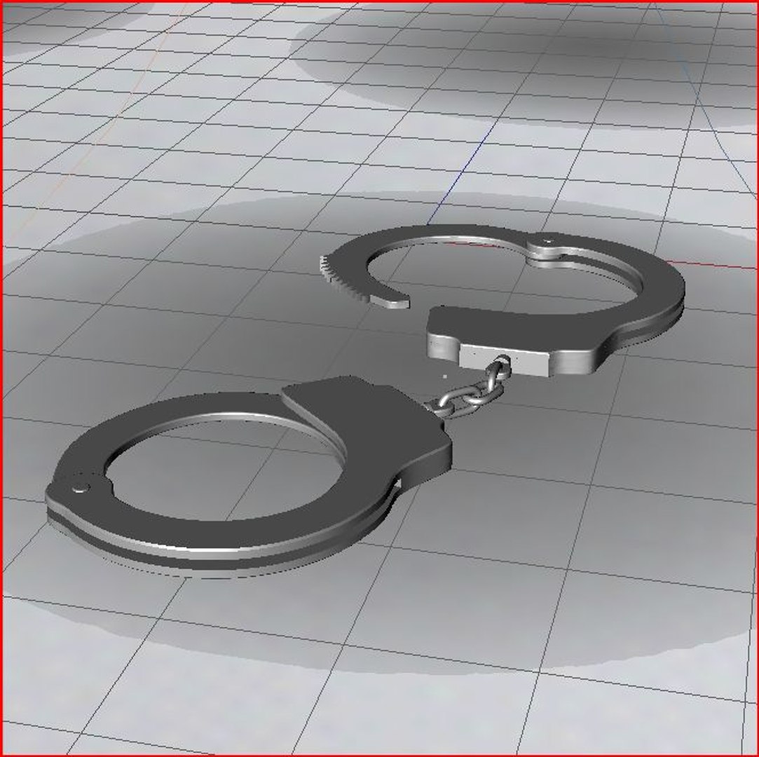 3ds max handcuffs hand cuff