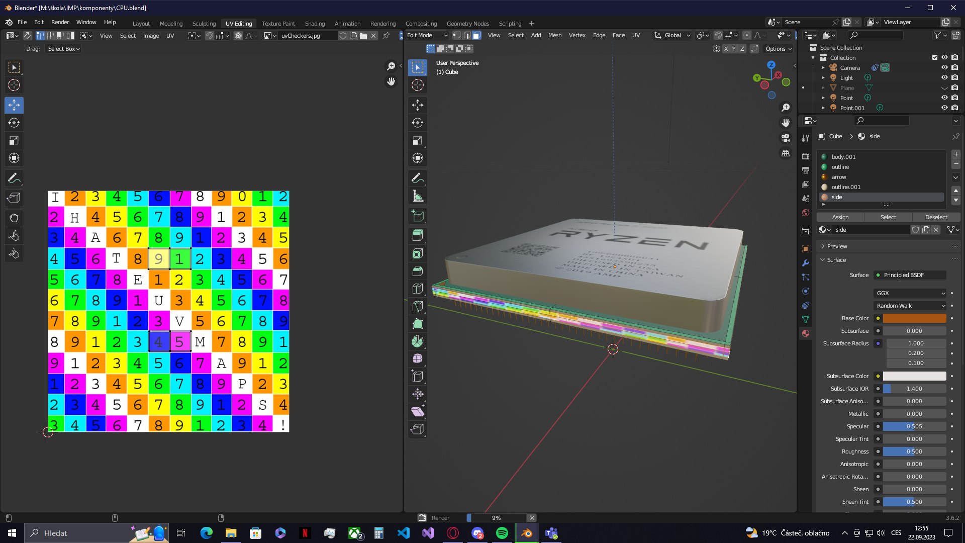 AMD Ryzen 5 CPU 3D model - TurboSquid 2128924