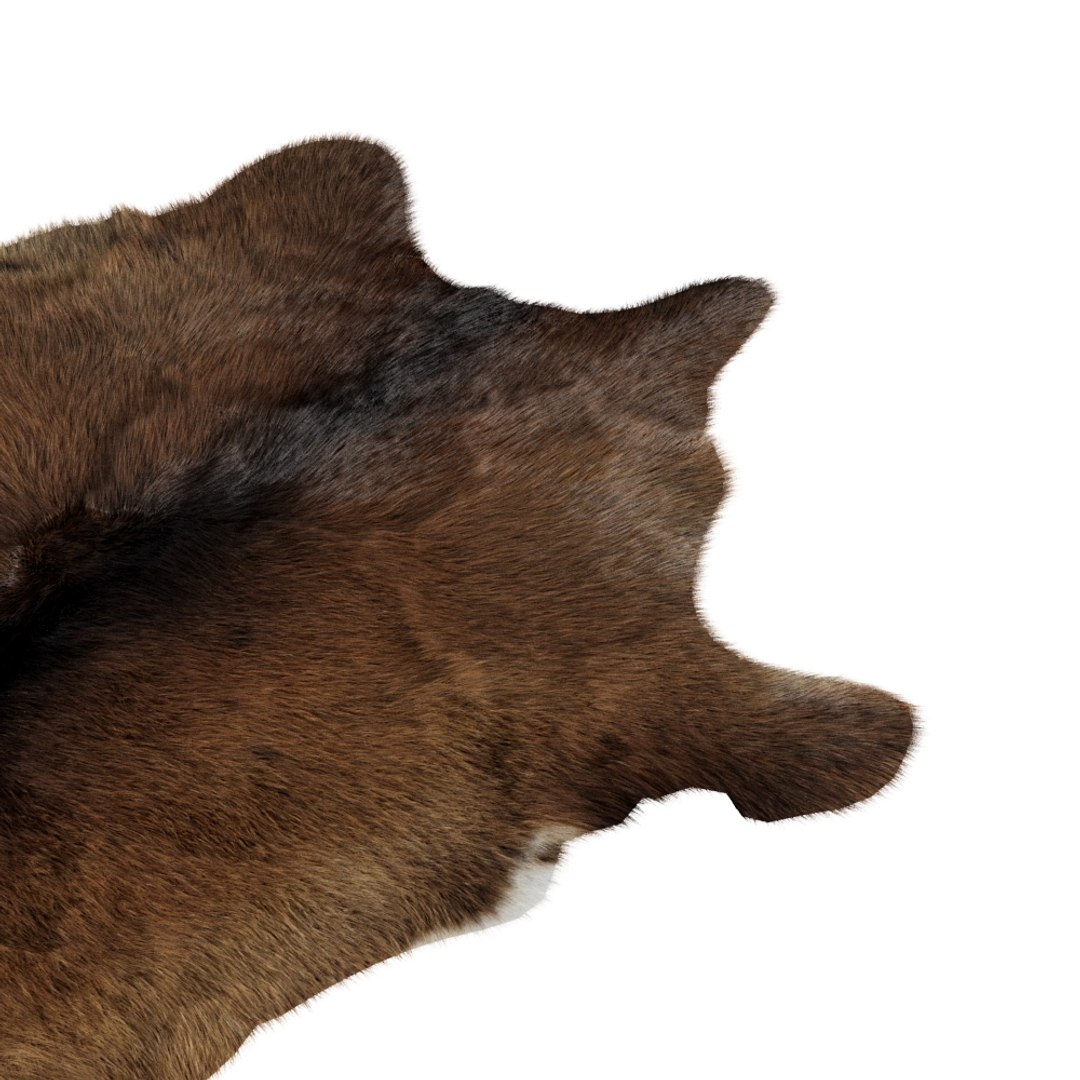 Animal skin rug 15 model - TurboSquid 1787046
