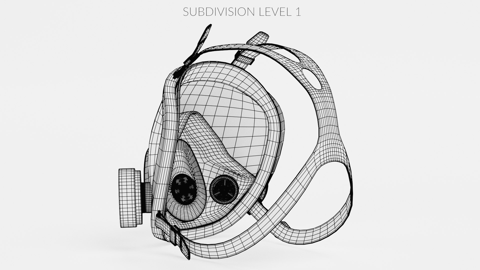 3D Gas Mask Model - TurboSquid 1600195