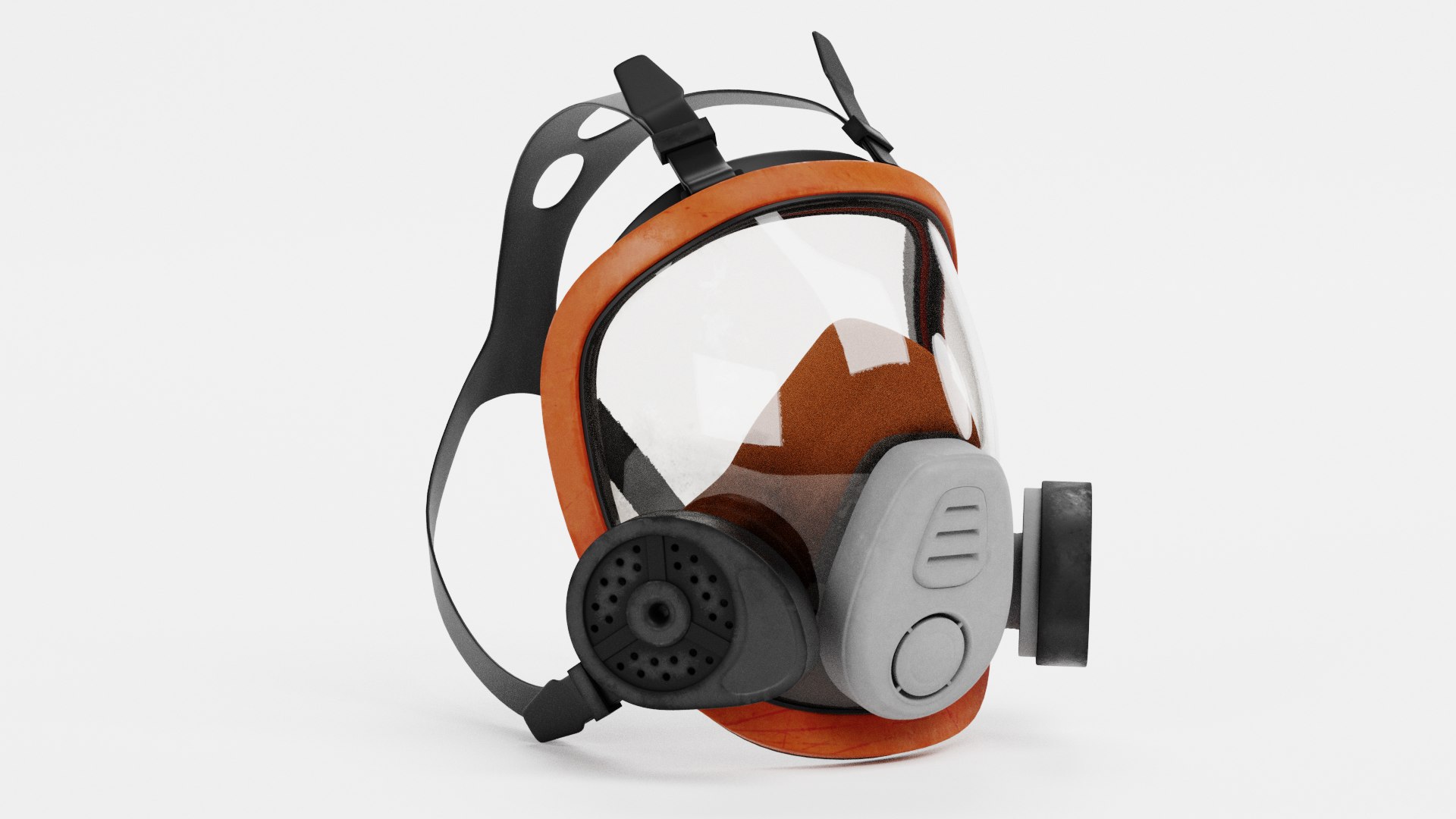 3D Gas Mask Model - TurboSquid 1600195