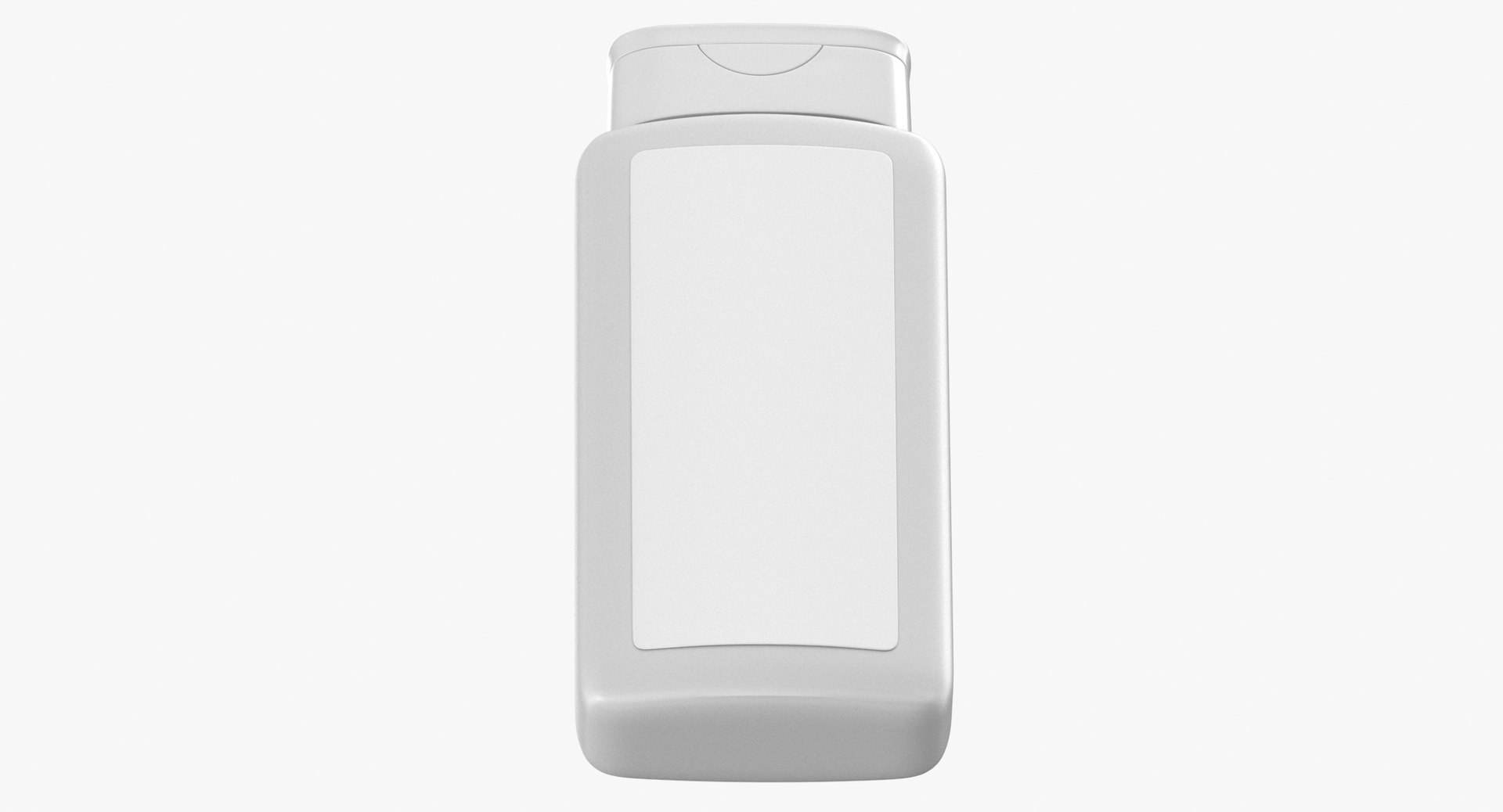 Body Wash Containers Type 02 Blank and Generic Label 3D model ...