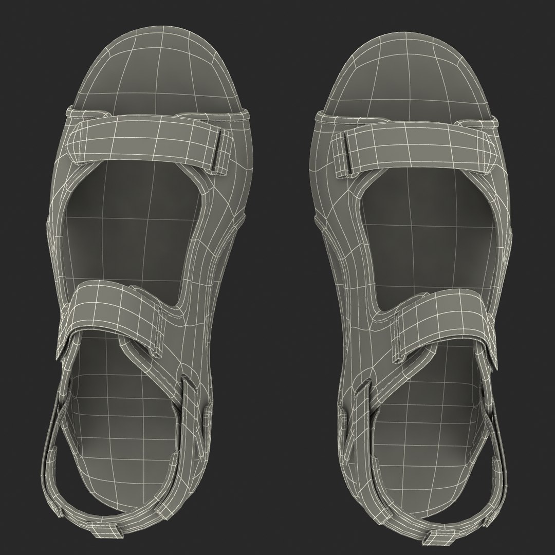 3dsmax Childrens Sandals Kapika