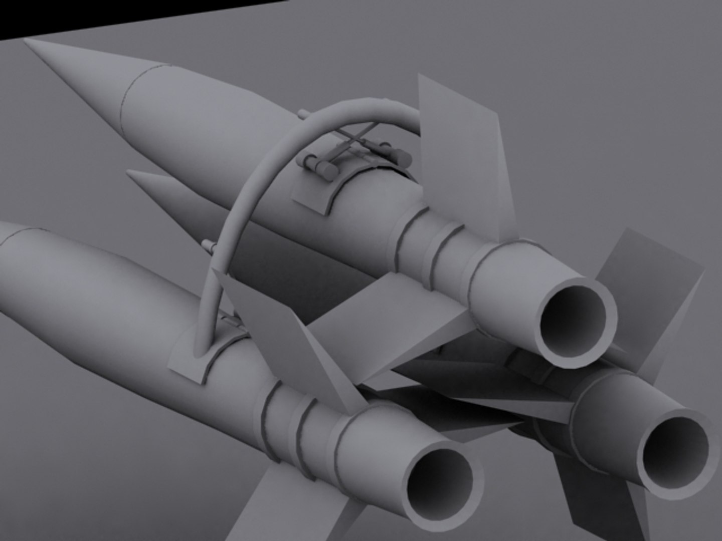 3ds Max Rocket Cluster