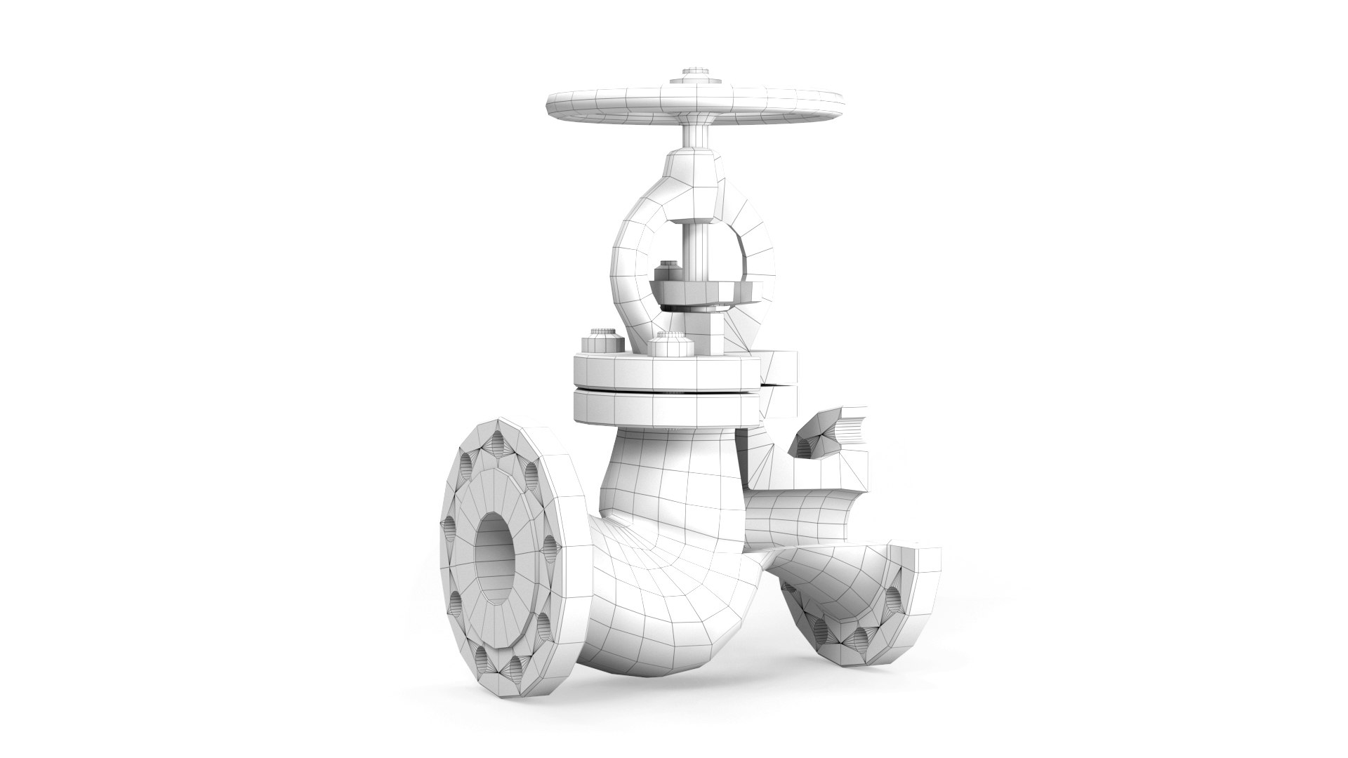 3D Globe Valve Section Model - TurboSquid 1768184
