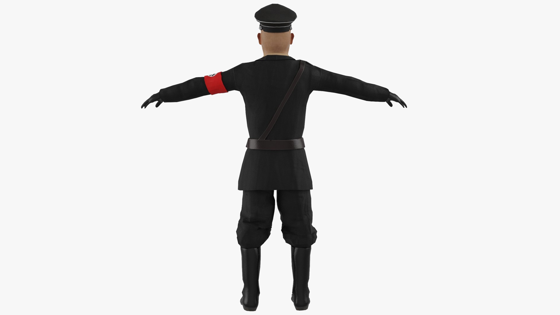 3D WW2 German SS Officer Soldier - TurboSquid 2042436