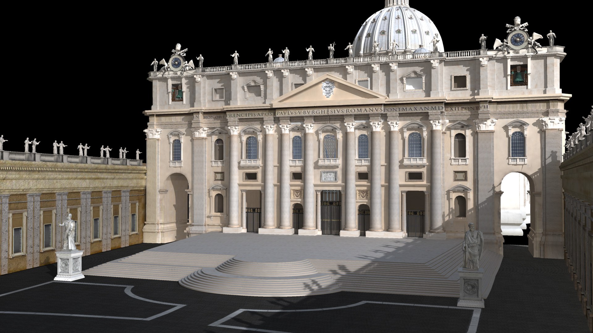 3d Model Basilica Peter