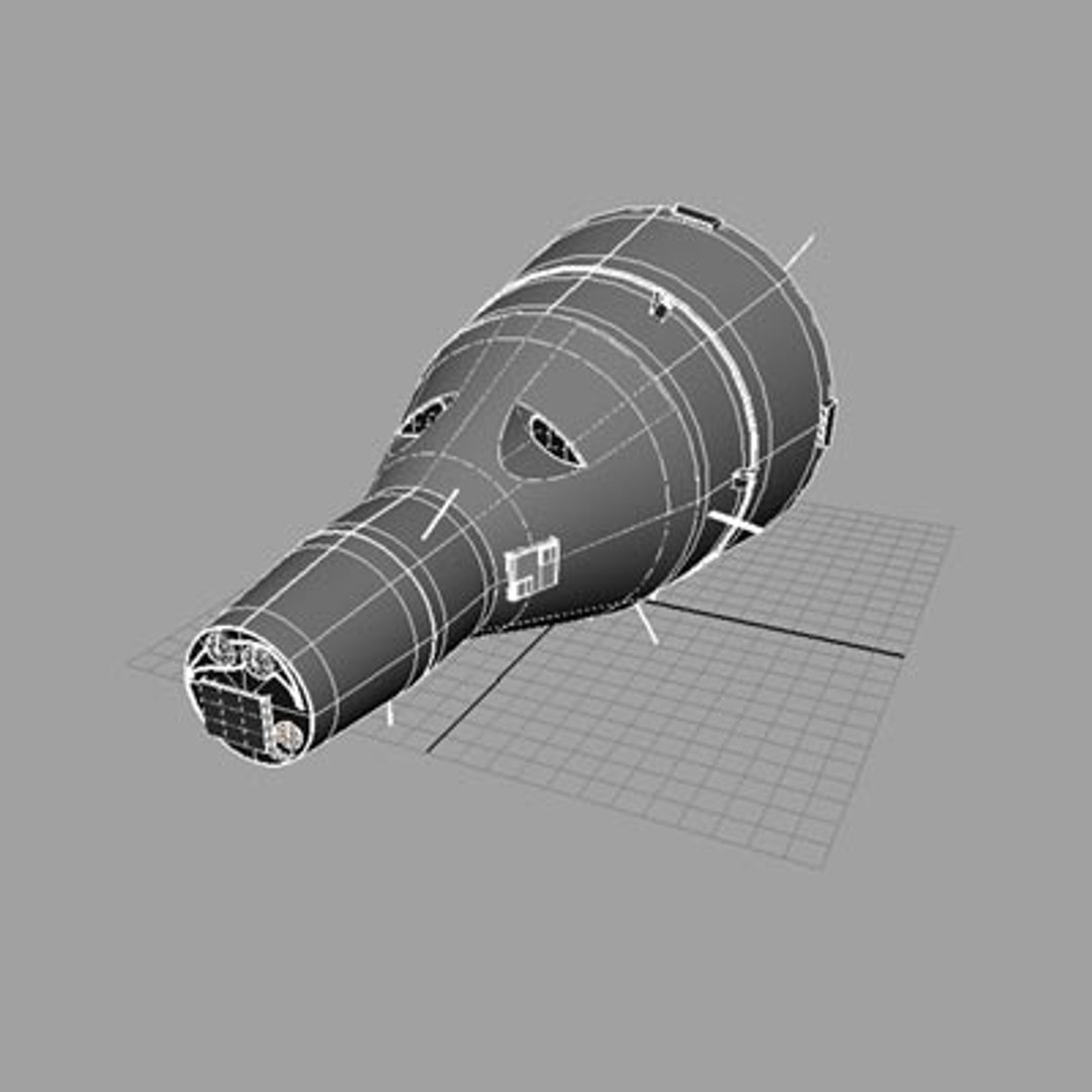 Gemini Space Craft 3d Model