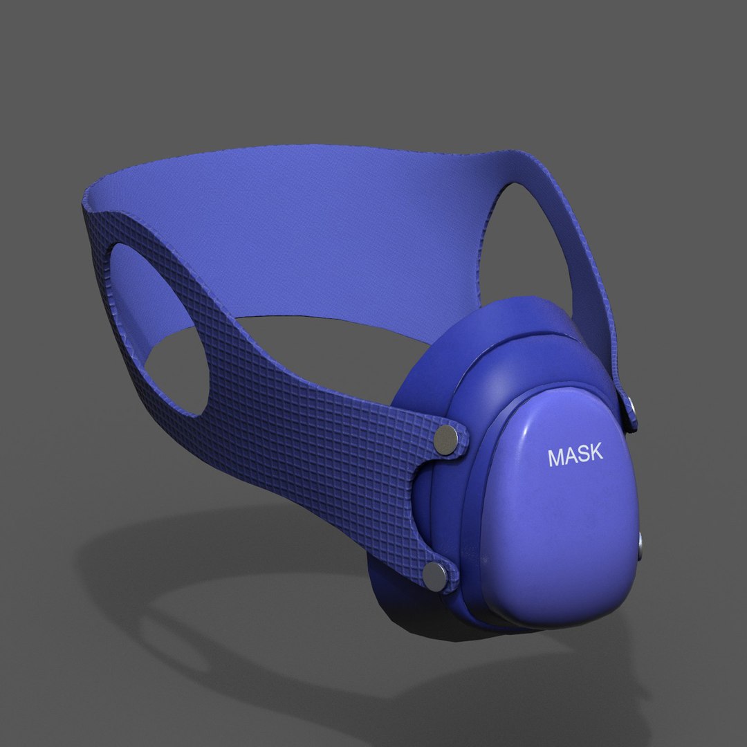 3D Gas Mask Model - TurboSquid 1575576