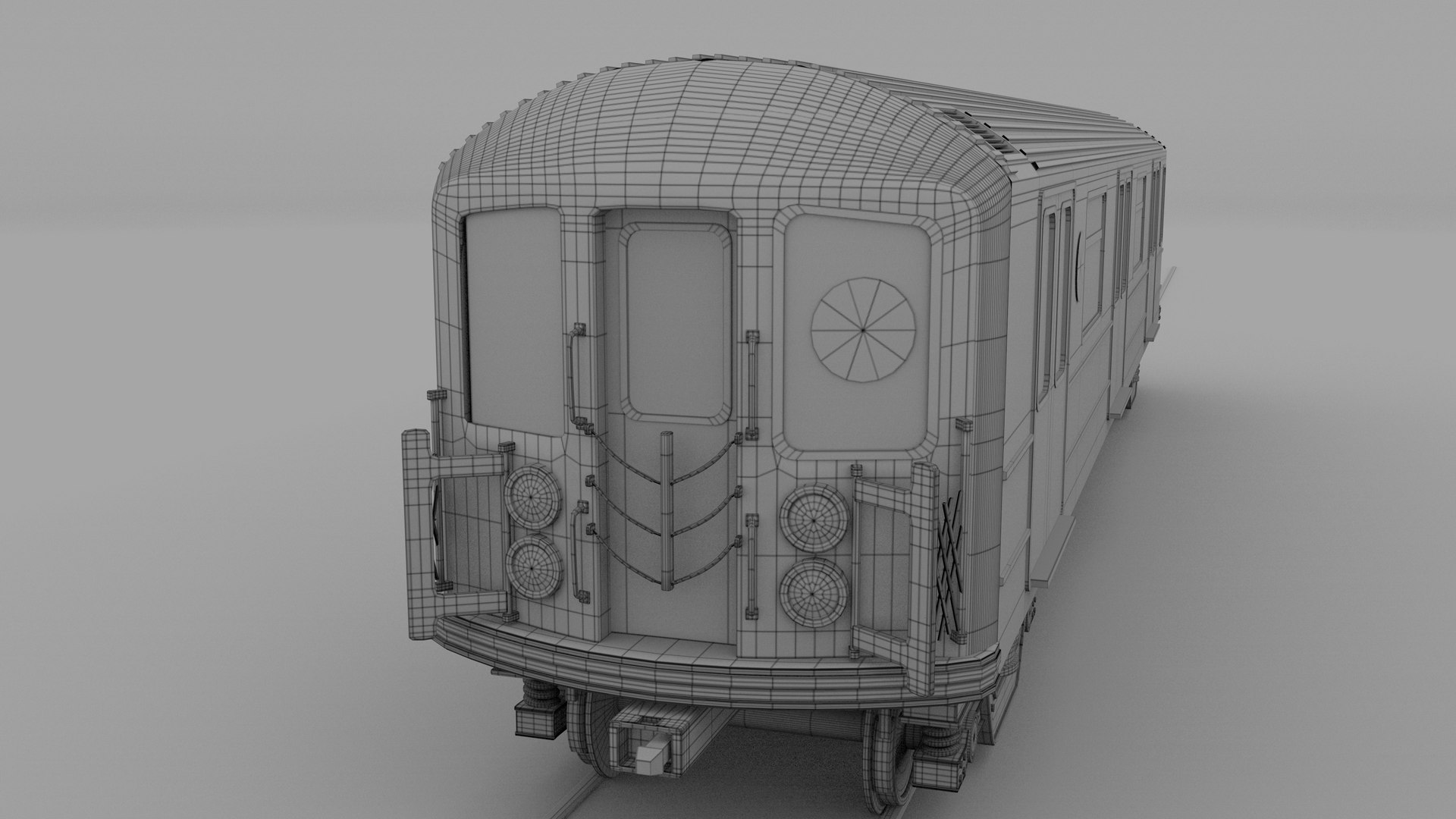 Subway Station Train Included 3d Obj