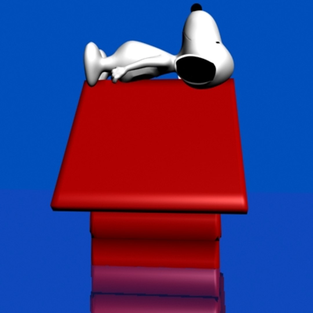 snoopy dog 3d model