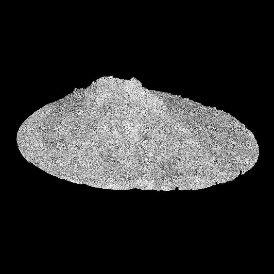3D Gravel Dirt Pile 01 - 3D Photogrammetry Model Scan Of A Pile Of ...
