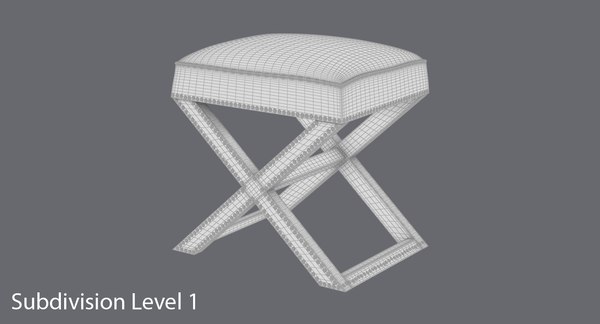 Transitional-stool 3D - TurboSquid 1262249