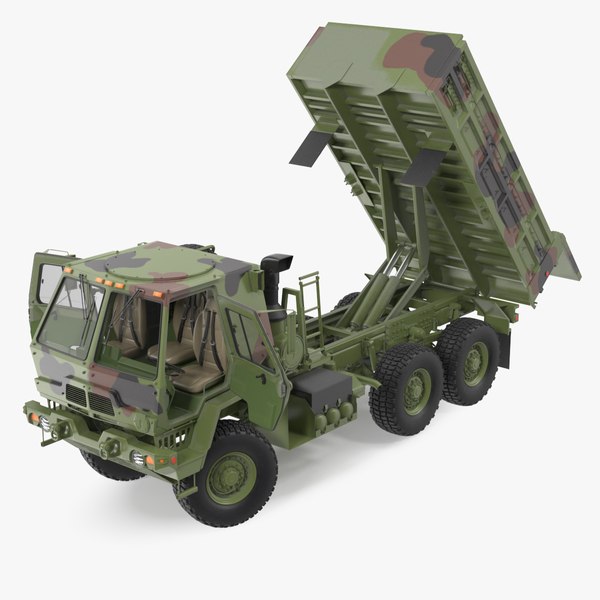 Oshkosh FMTV 10 Ton Dump Truck Camo Rigged 3D - TurboSquid 1716560