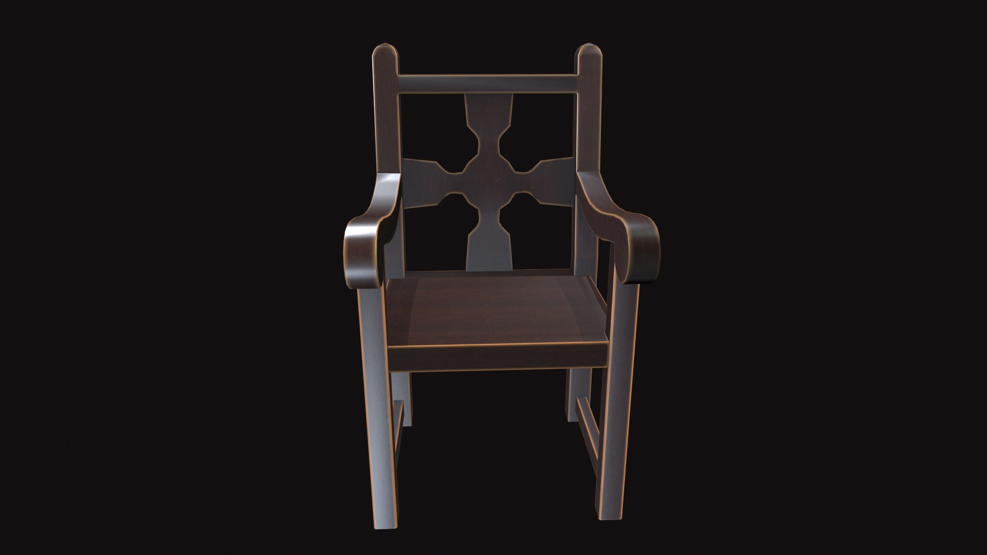 Medieval Chair V2 3D - TurboSquid 2313180