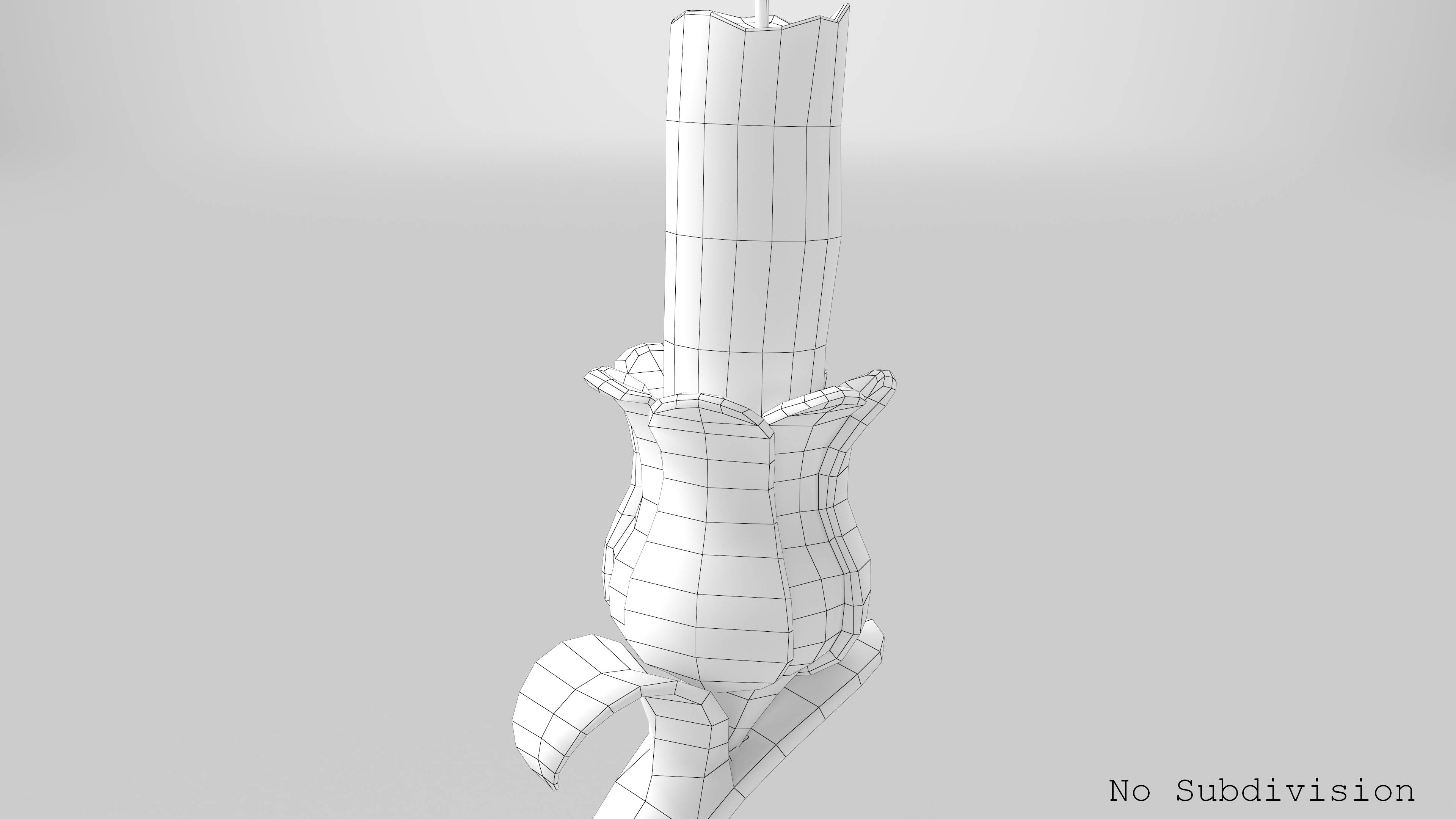 3D candlestick candle model - TurboSquid 1490235