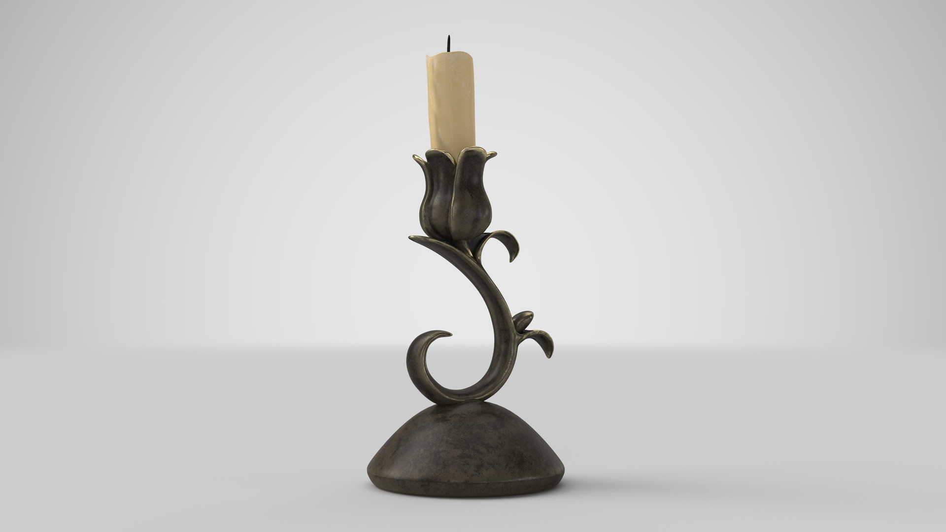 3D candlestick candle model - TurboSquid 1490235
