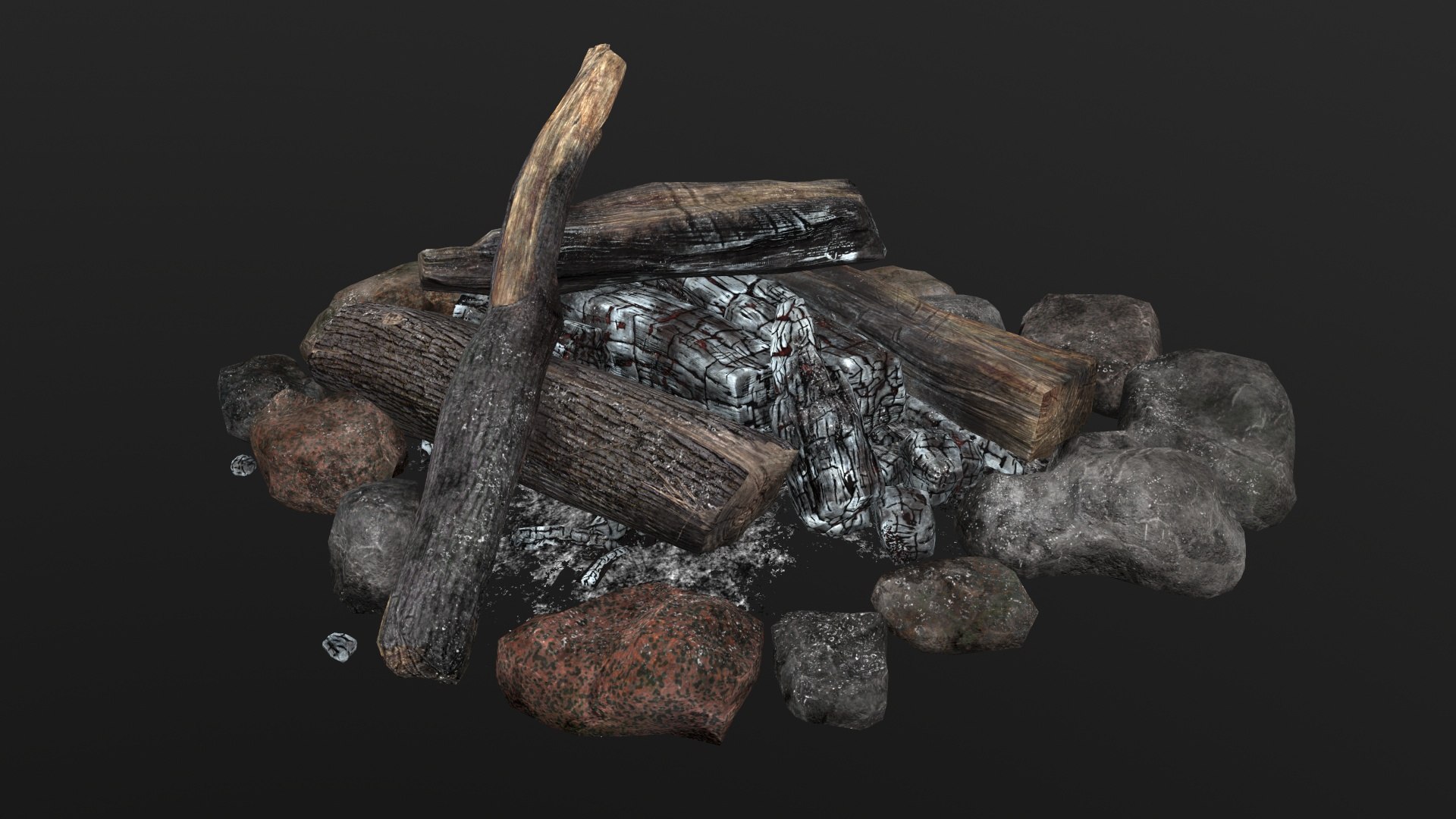 3D Bonfire Model - TurboSquid 1438120
