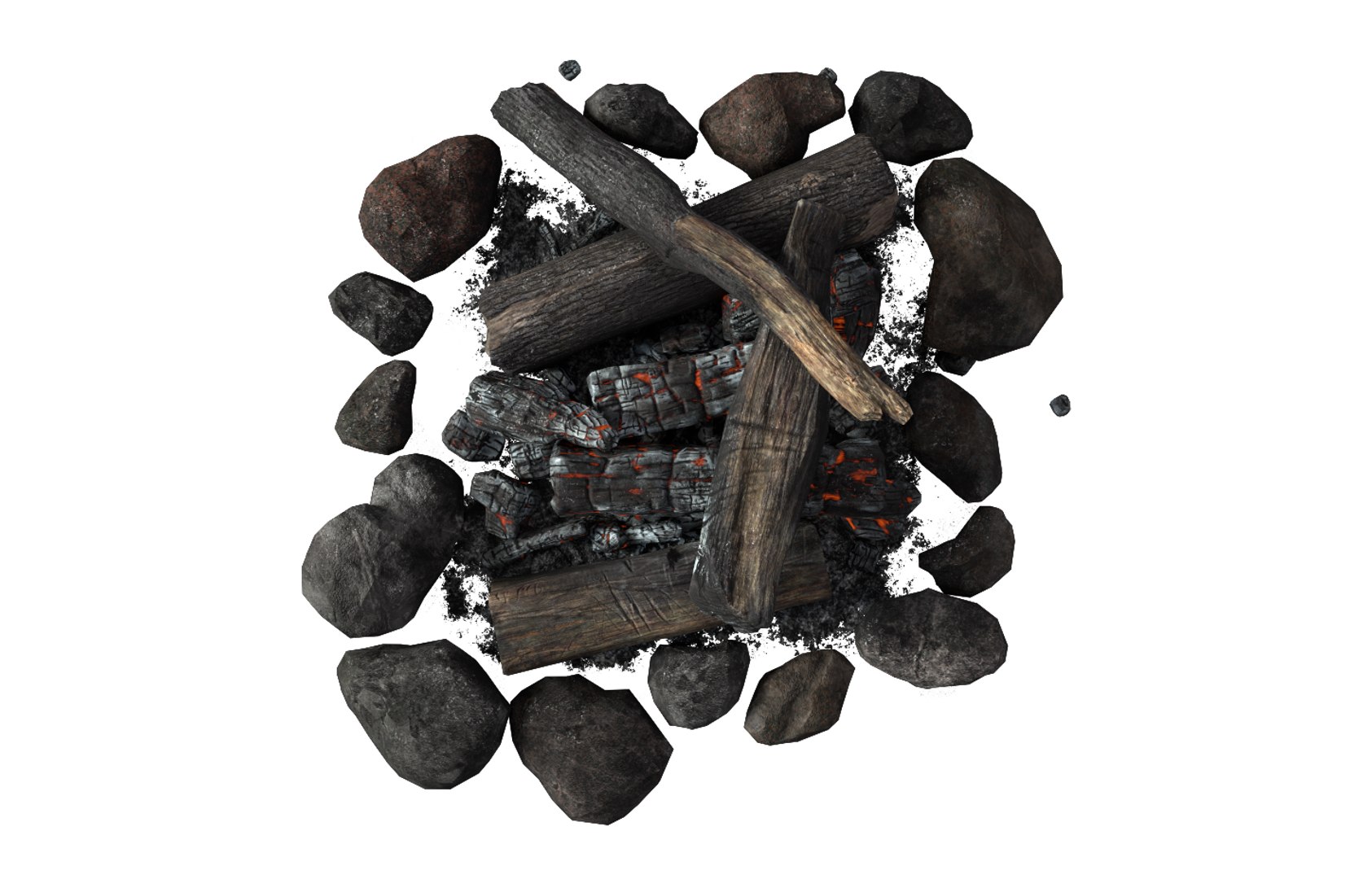 3D Bonfire Model - TurboSquid 1438120