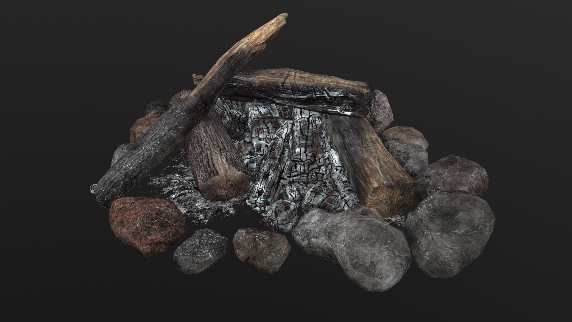 3D Bonfire Model - TurboSquid 1438120