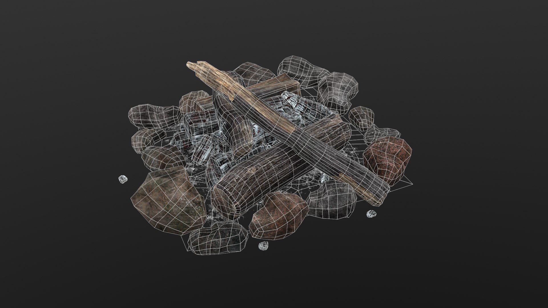 3D Bonfire Model - TurboSquid 1438120