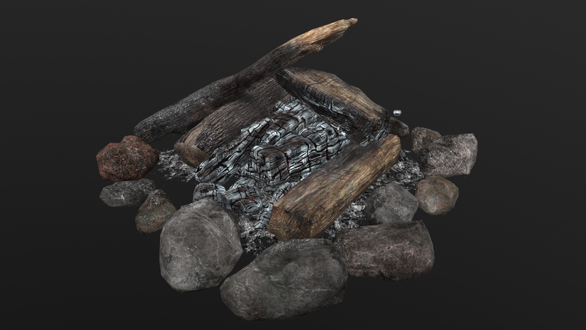 3D Bonfire Model - TurboSquid 1438120