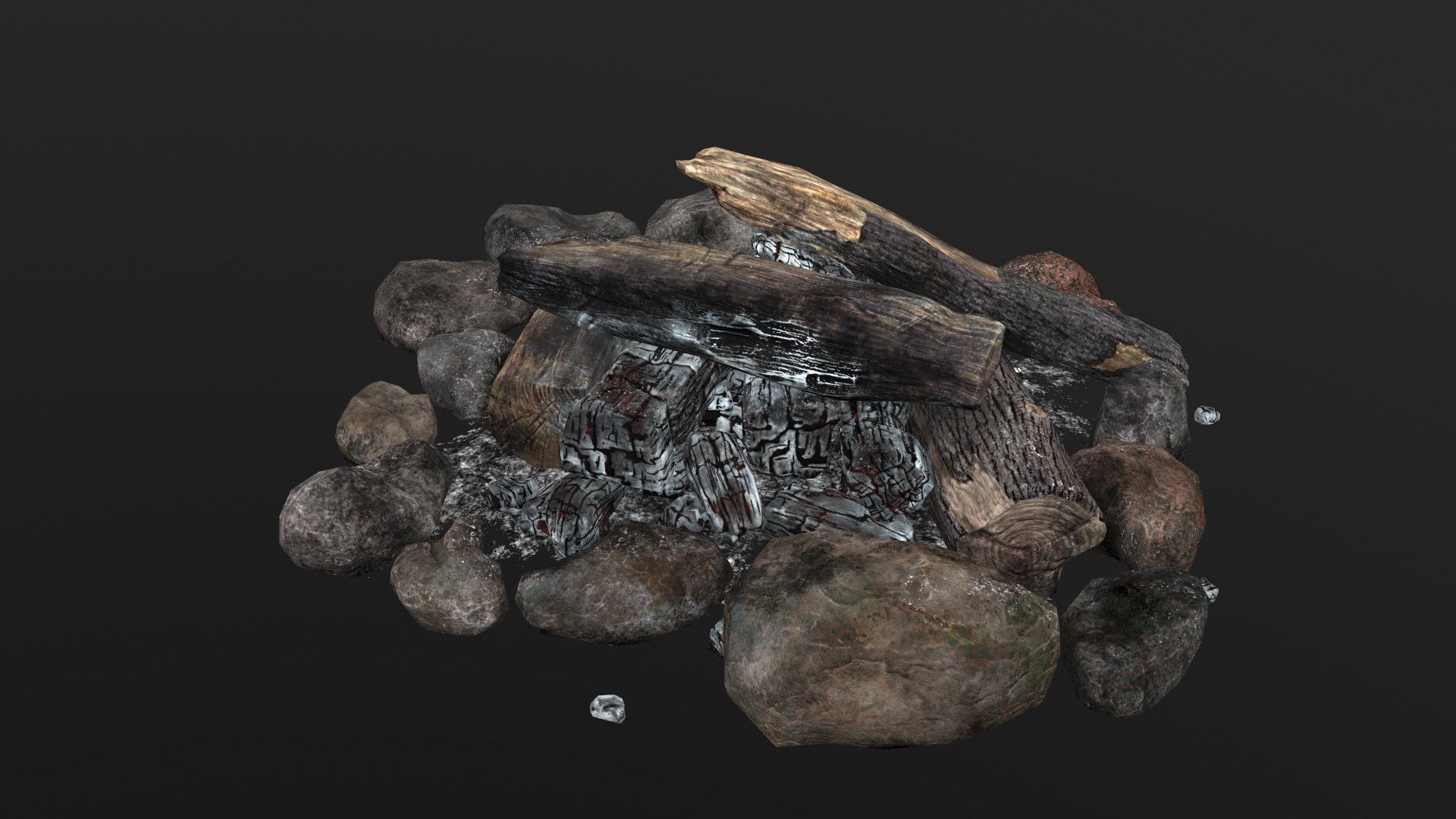 3D Bonfire Model - TurboSquid 1438120