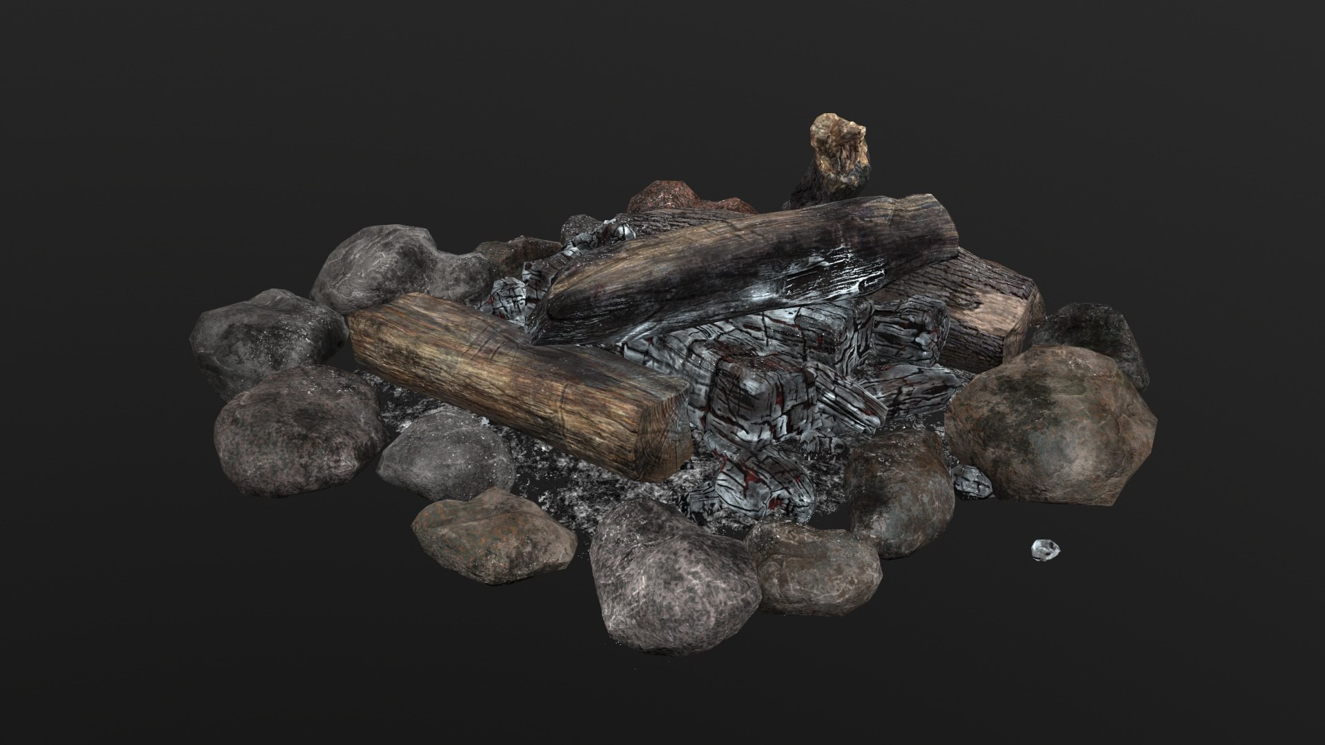 3D Bonfire Model - TurboSquid 1438120