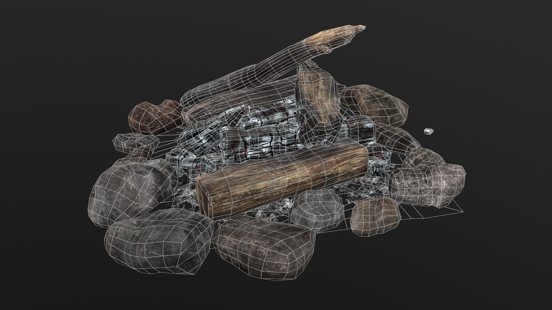 3D Bonfire Model - TurboSquid 1438120