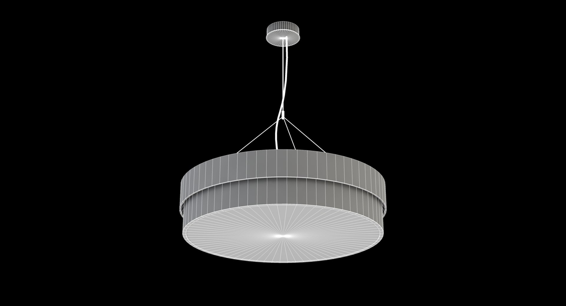 3d Corona Lamp Light Model
