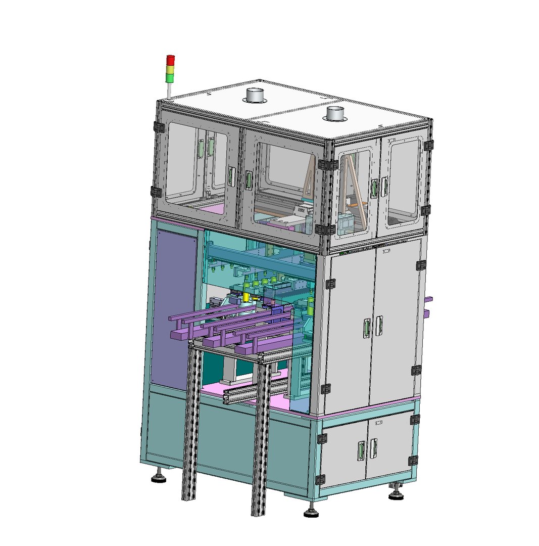Circular Lithium Battery Cleaning Equipment 3D - TurboSquid 1962380