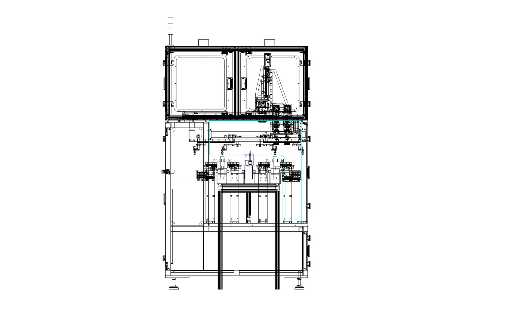 Circular Lithium Battery Cleaning Equipment 3D - TurboSquid 1962380