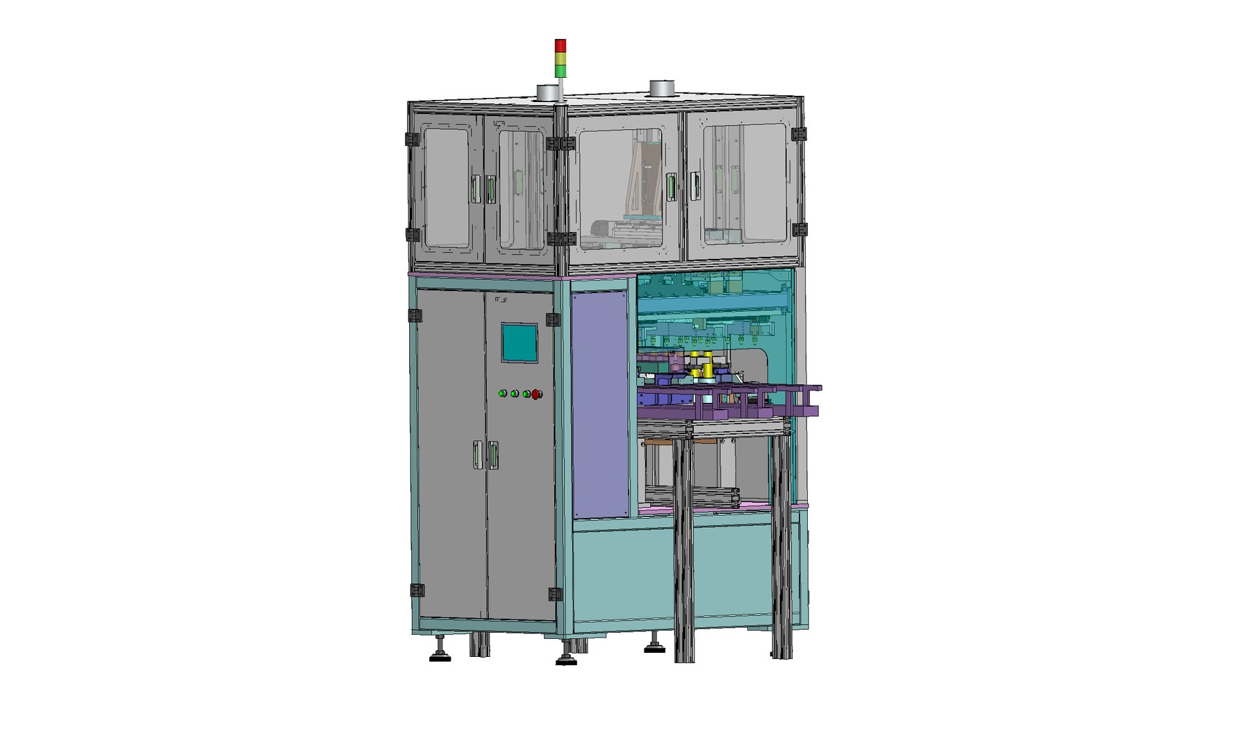 Circular Lithium Battery Cleaning Equipment 3D - TurboSquid 1962380