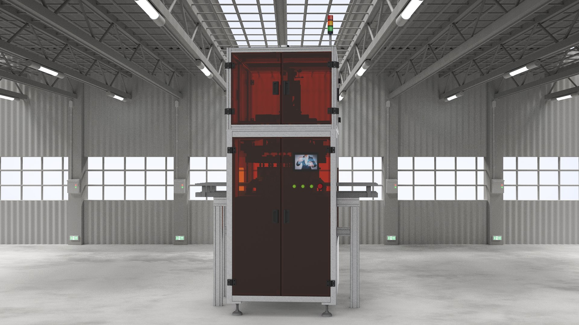 Circular Lithium Battery Cleaning Equipment 3D - TurboSquid 1962380