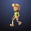 3d Cartoon Character Pinocchio