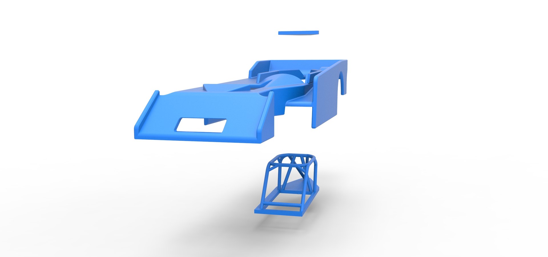 Shell Of Small Block Supermodified Race Car Scale 1 To 25 Model ...