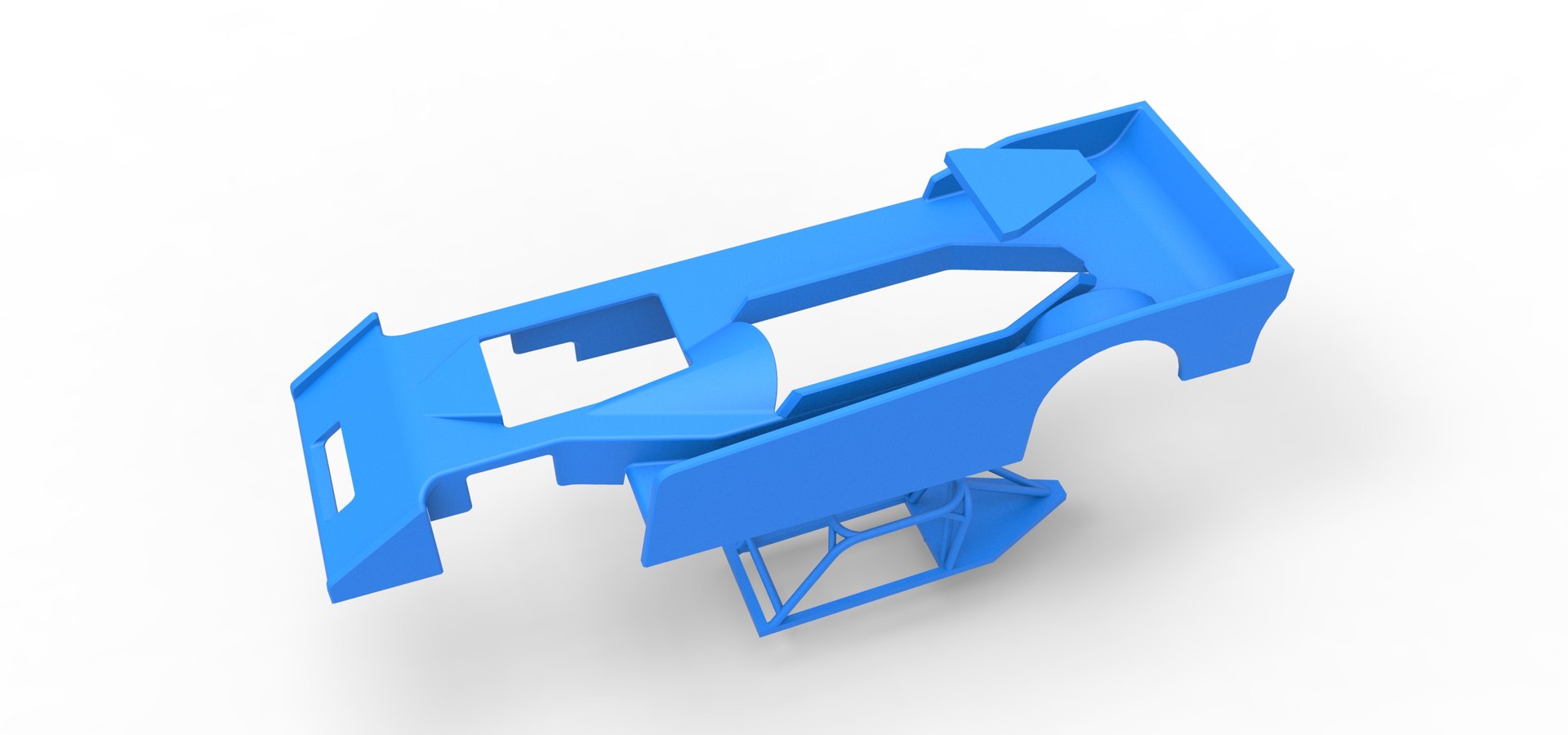 Shell Of Small Block Supermodified Race Car Scale 1 To 25 Model ...