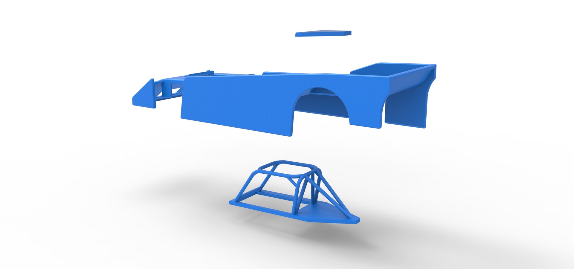 Shell Of Small Block Supermodified Race Car Scale 1 To 25 Model ...