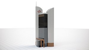 Woqod Tower Doha 3D - TurboSquid 1759919