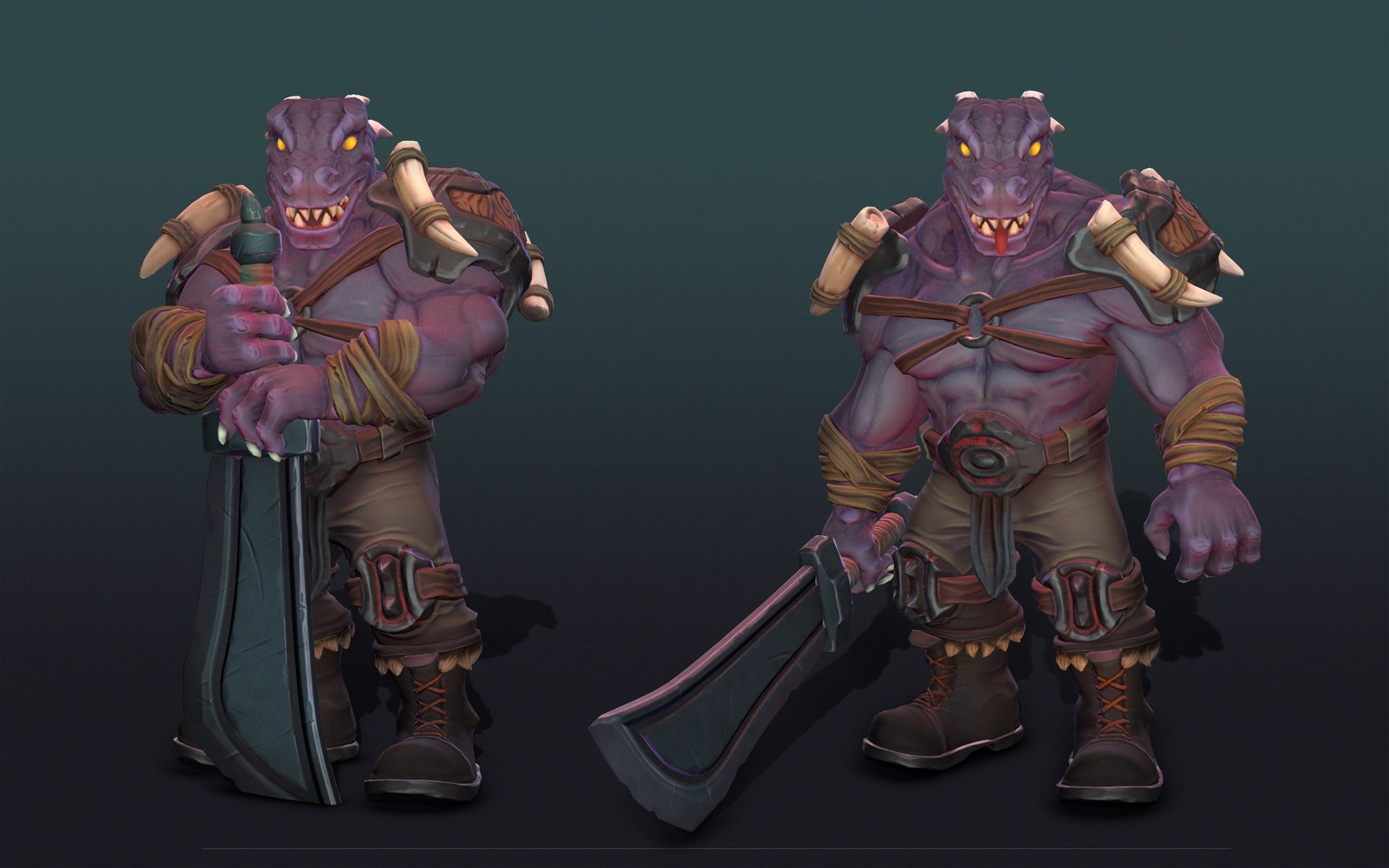 Character caiman model - TurboSquid 1601233